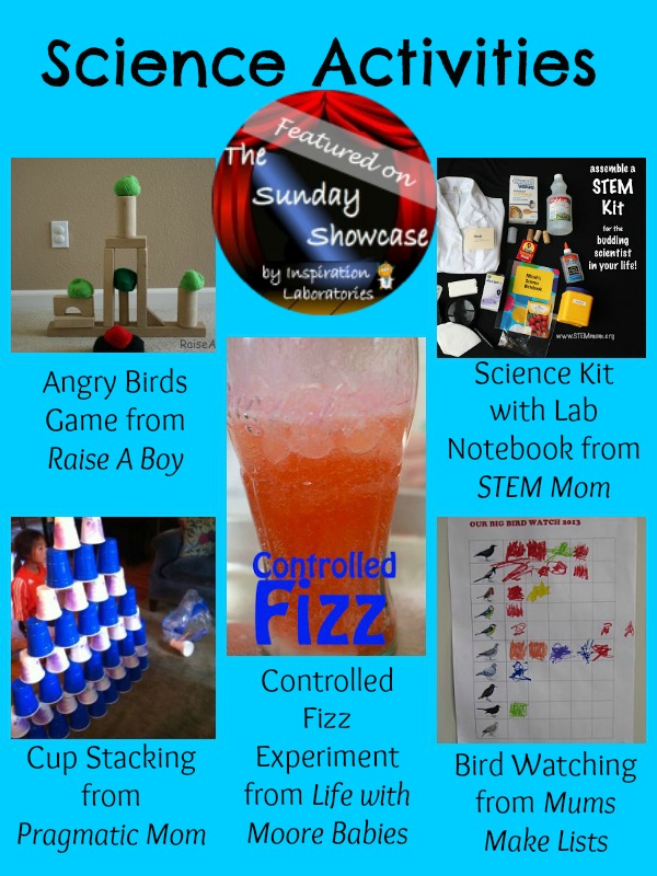 Science Activities Featured On The Sunday Showcase