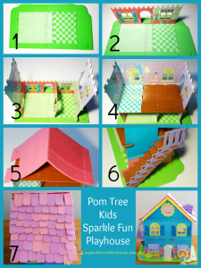 Pom Tree Kids Playhouse and Sticker Art | Inspiration Laboratories