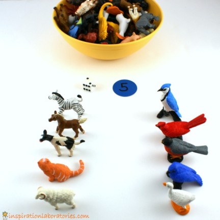Animal Math Manipulatives | Making Groups of 5 or 10 | Inspiration ...