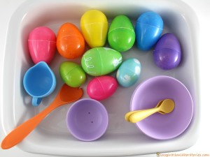 Easter Egg Sensory Play: Pretend Cooking | Inspiration Laboratories