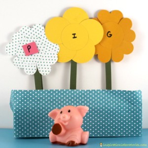 Beginning Letter Sounds Flower Matching Game | Inspiration Laboratories