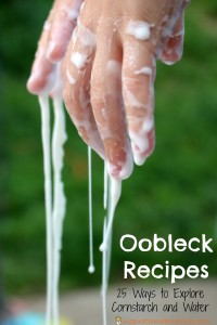 Oobleck Recipes - 25 Ways to Explore Corn Starch and Water ...