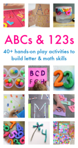 40+ Awesome Activities for Learning Letters and Math | Inspiration ...