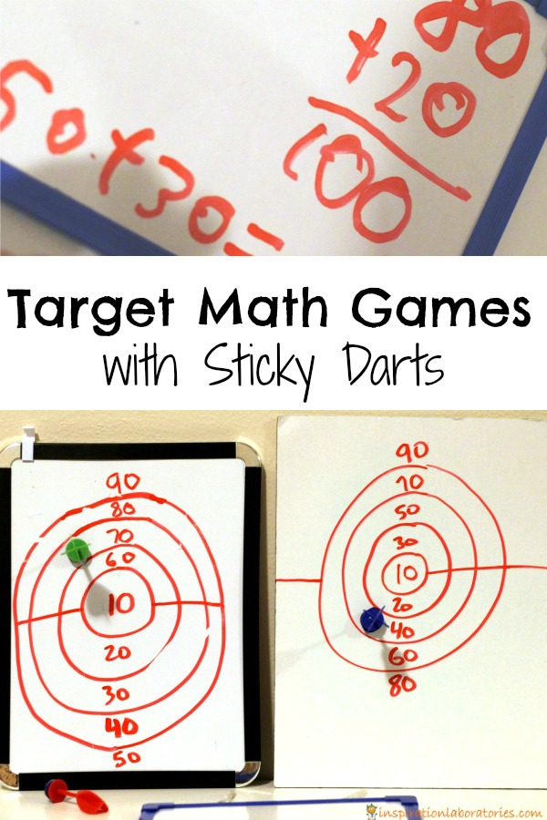 Target Math Games With Sticky Darts Inspiration Laboratories