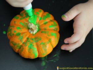 Pumpkin Pre-Writing Activity with Chalk Markers | Inspiration Laboratories