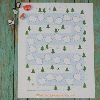 Printable Winter Math Game Board | Inspiration Laboratories