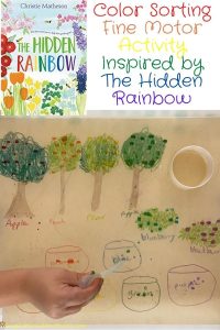 Color Sorting Fine Motor Activity Inspired by The Hidden Rainbow ...