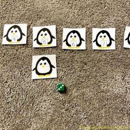 Penguin Number Line Printable Game | Inspiration Laboratories