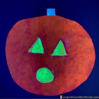 Glowing Halloween Art with Pumpkin Diffusing Paper | Inspiration ...